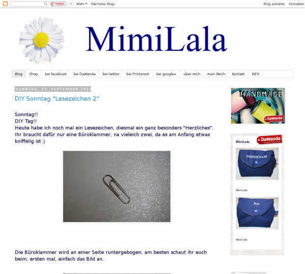 Kreativblog: MimiLala - HANDMADE Kultur