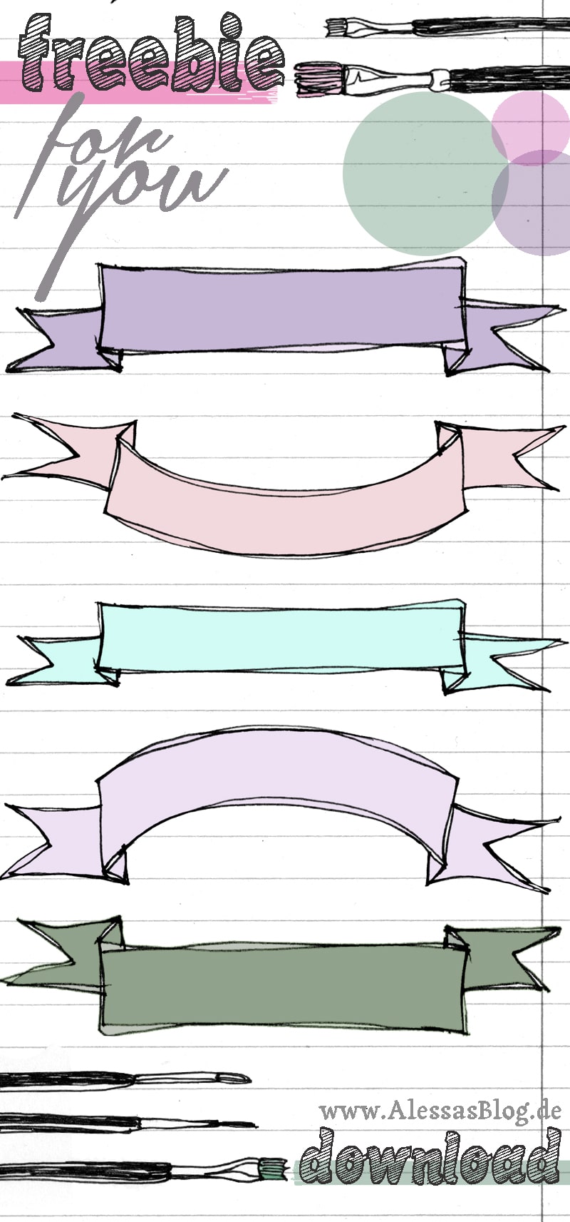 {freebie*} bunte Banner!