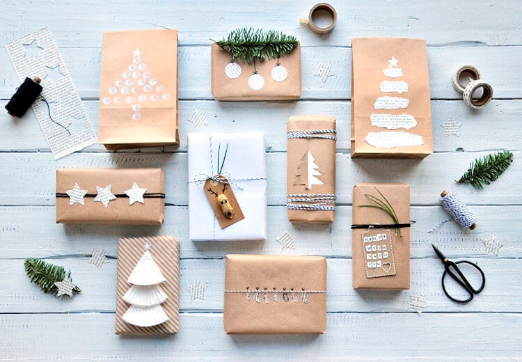 DIY - 9 schöne und wirkungsvolle Verpackungen für Weihnachtsgeschenke ...