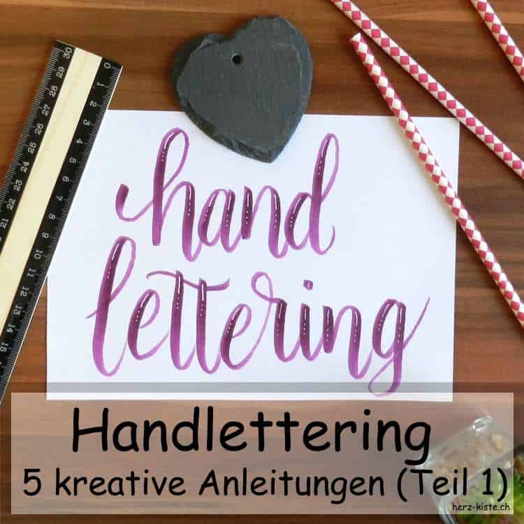 Handlettering: 5 kreative Anleitungen