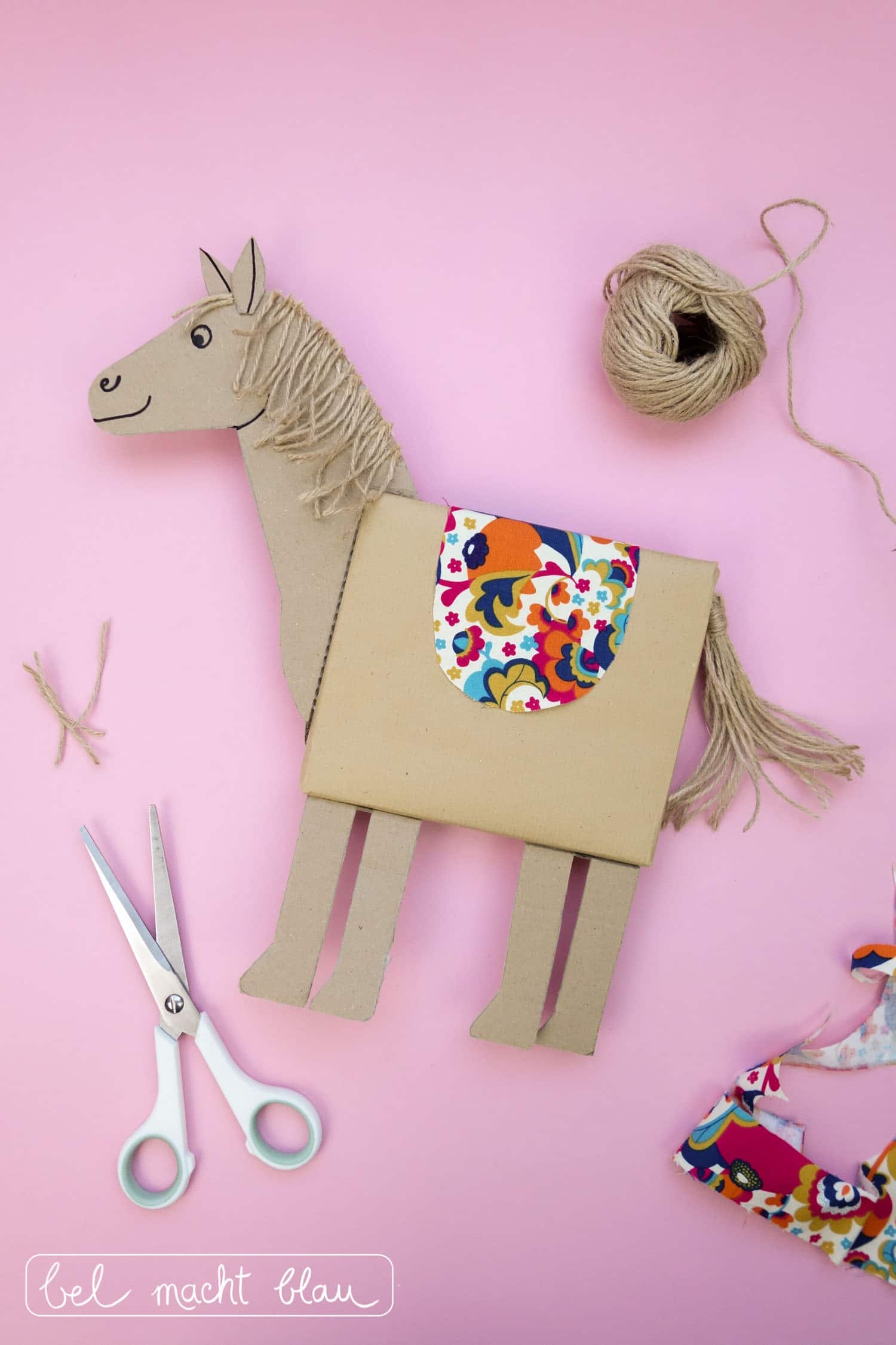 Pferde-Geschenkverpackung basteln - HANDMADE Kultur